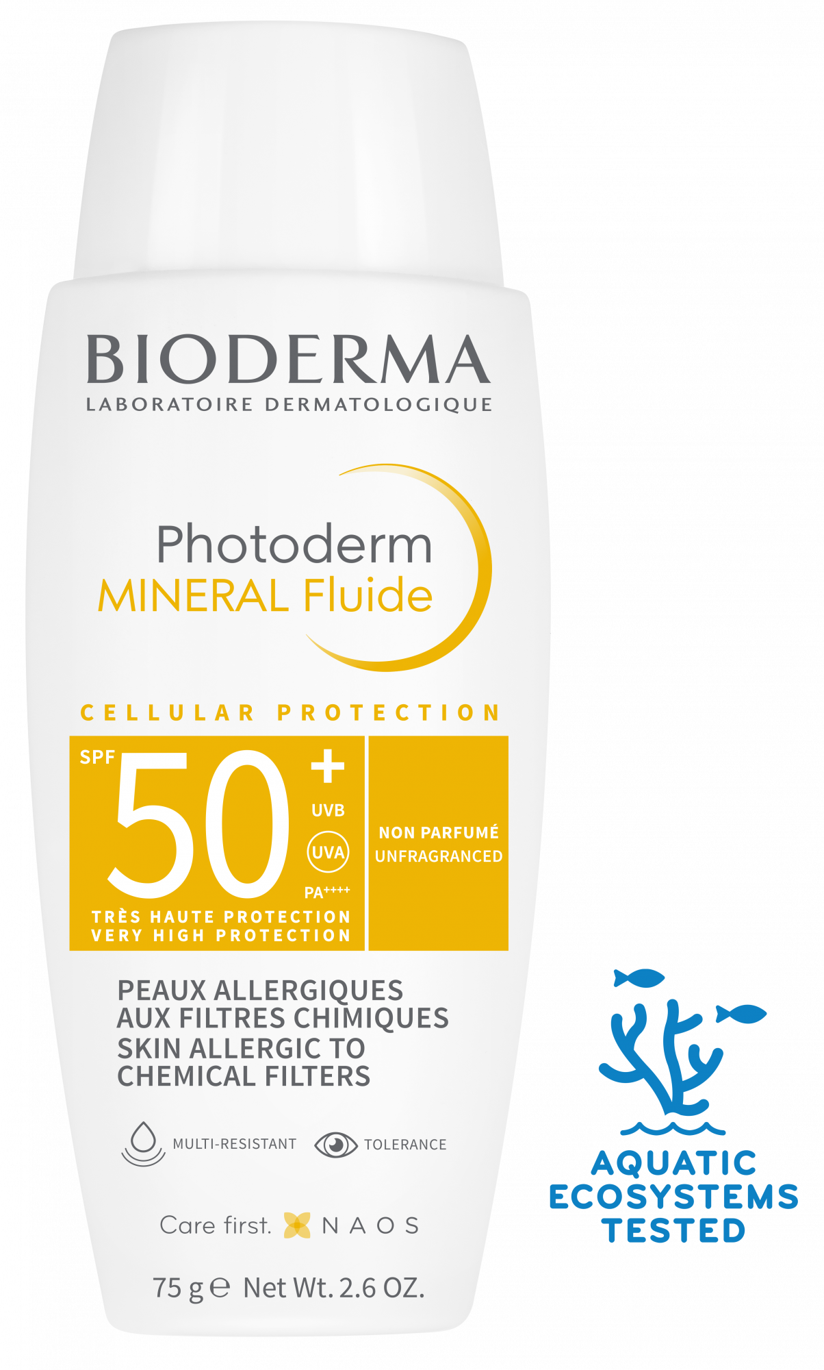 BIODERMA Photoderm MINERAL Fluide SPF 50+ | Mineral Filter Sunscreen ...