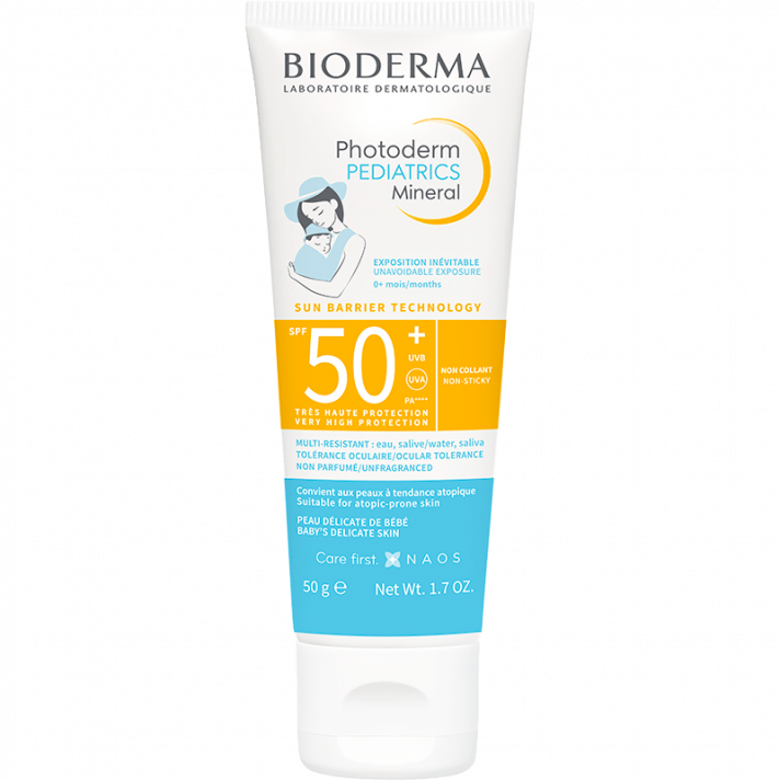 Bioderma Photoderm PEDIATRICS Mineral SPF 50+ Sunscreen Baby children skin